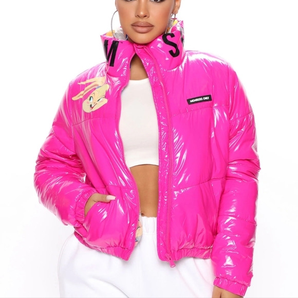 Members Only | Jackets & Coats | Members Only Hot Pink Puffer Jacket ...